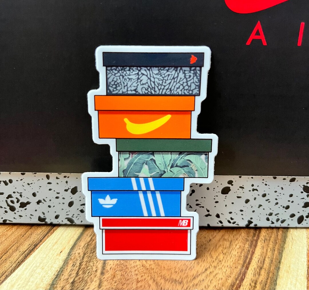 Nike Shoe Box Sticker Sneakerhead Gift for Sneaker Lover Sneaker Art ...