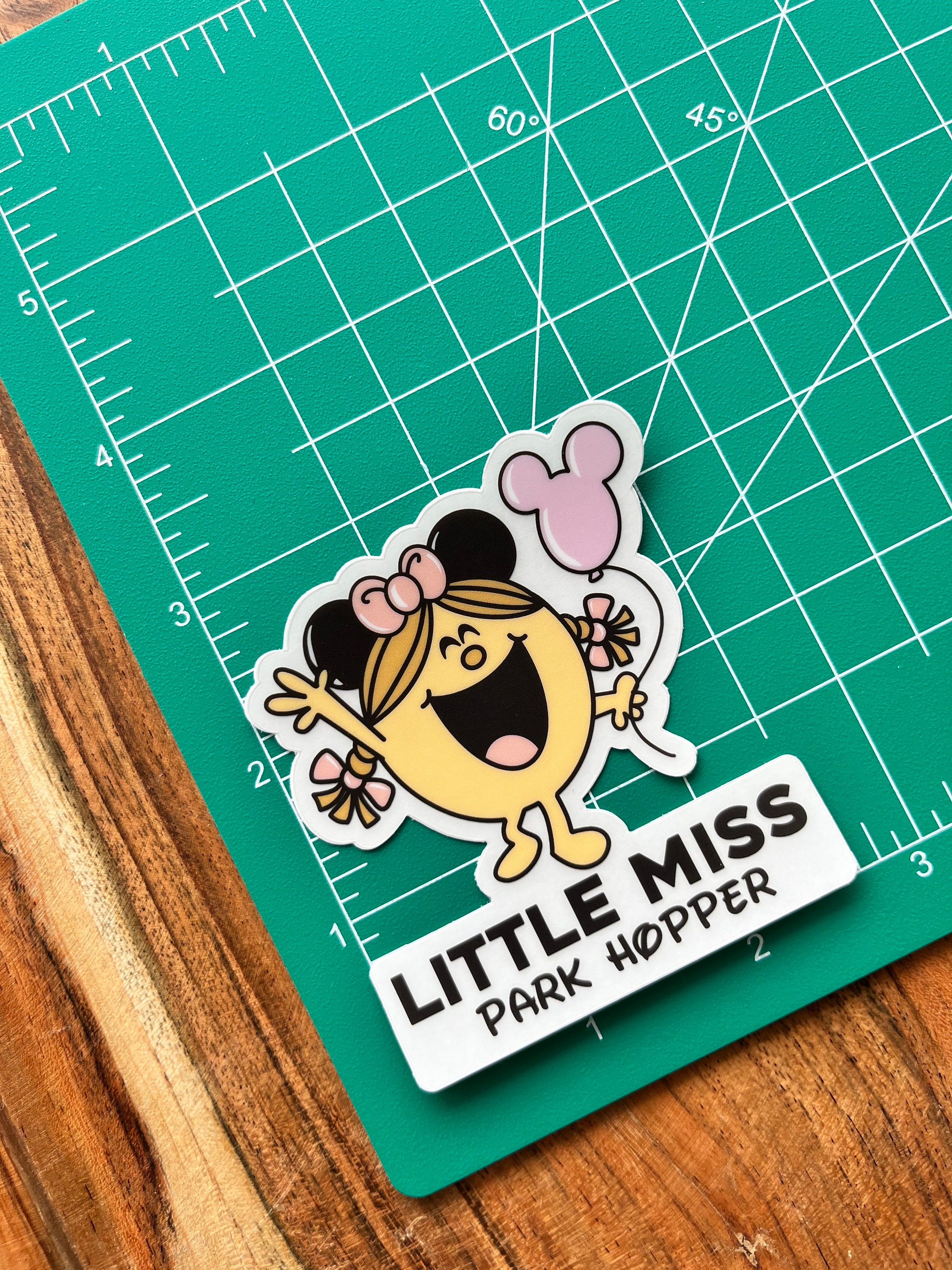 Little Miss Park Hopper Sticker Clear Disney Vinyl Sticker Disney ...