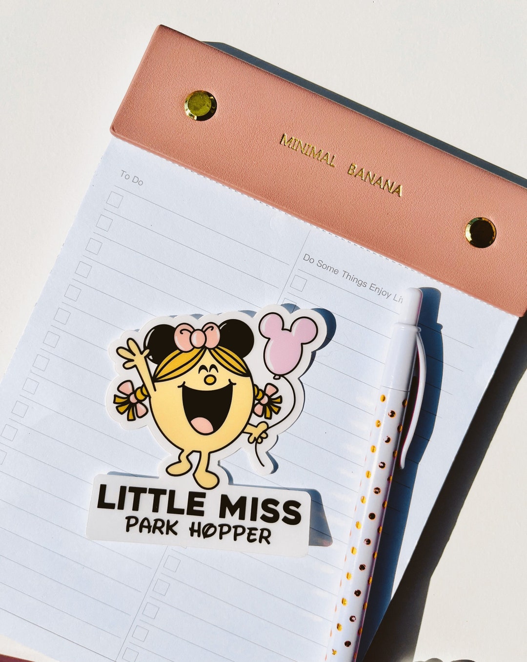 Little Miss Park Hopper Sticker Clear Disney Vinyl Sticker Disney ...