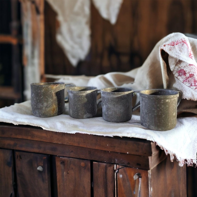 Old Metal Cups - Etsy