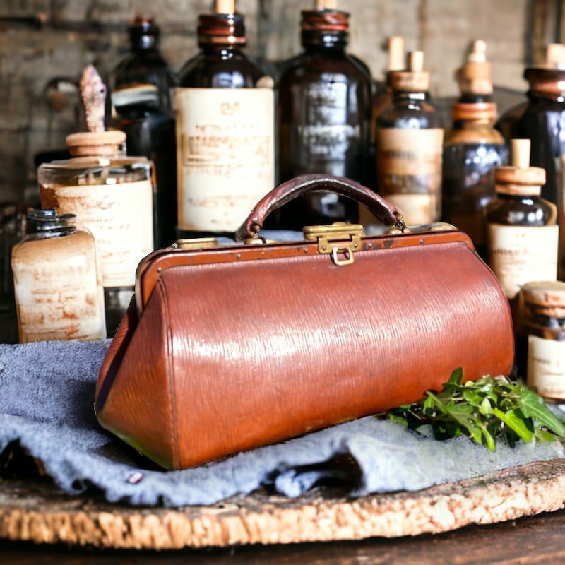 Antique Doctor Bag - Etsy