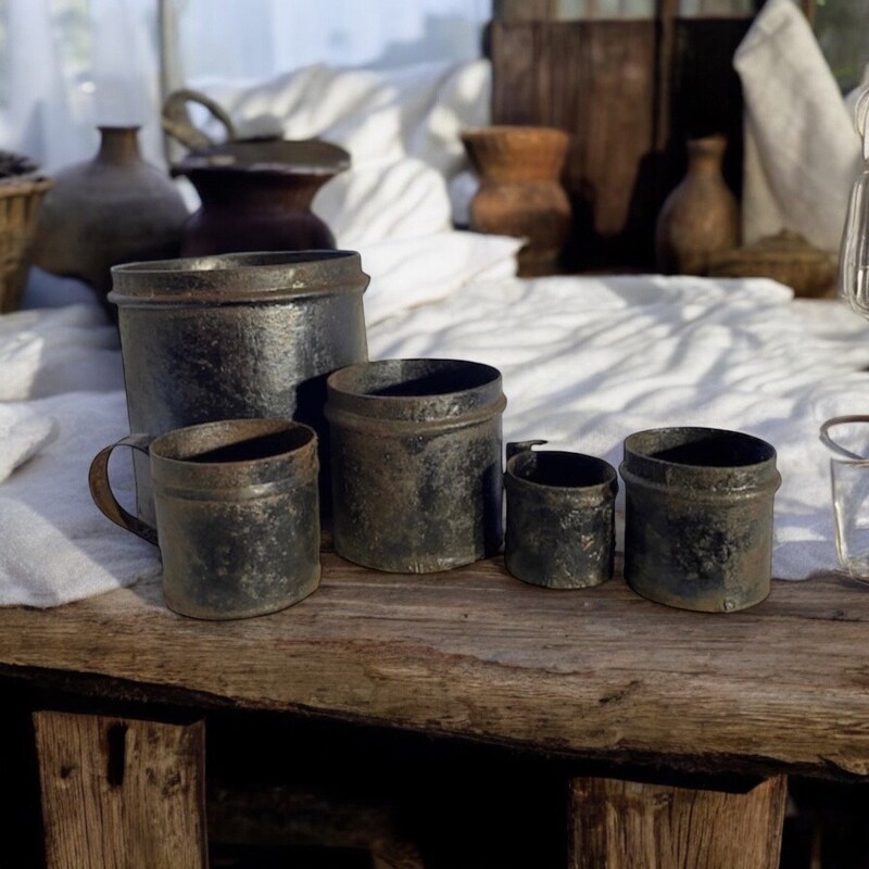 Old Metal Cups - Etsy