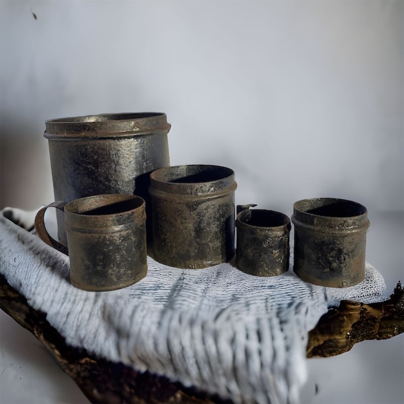 Old Metal Cups - Etsy