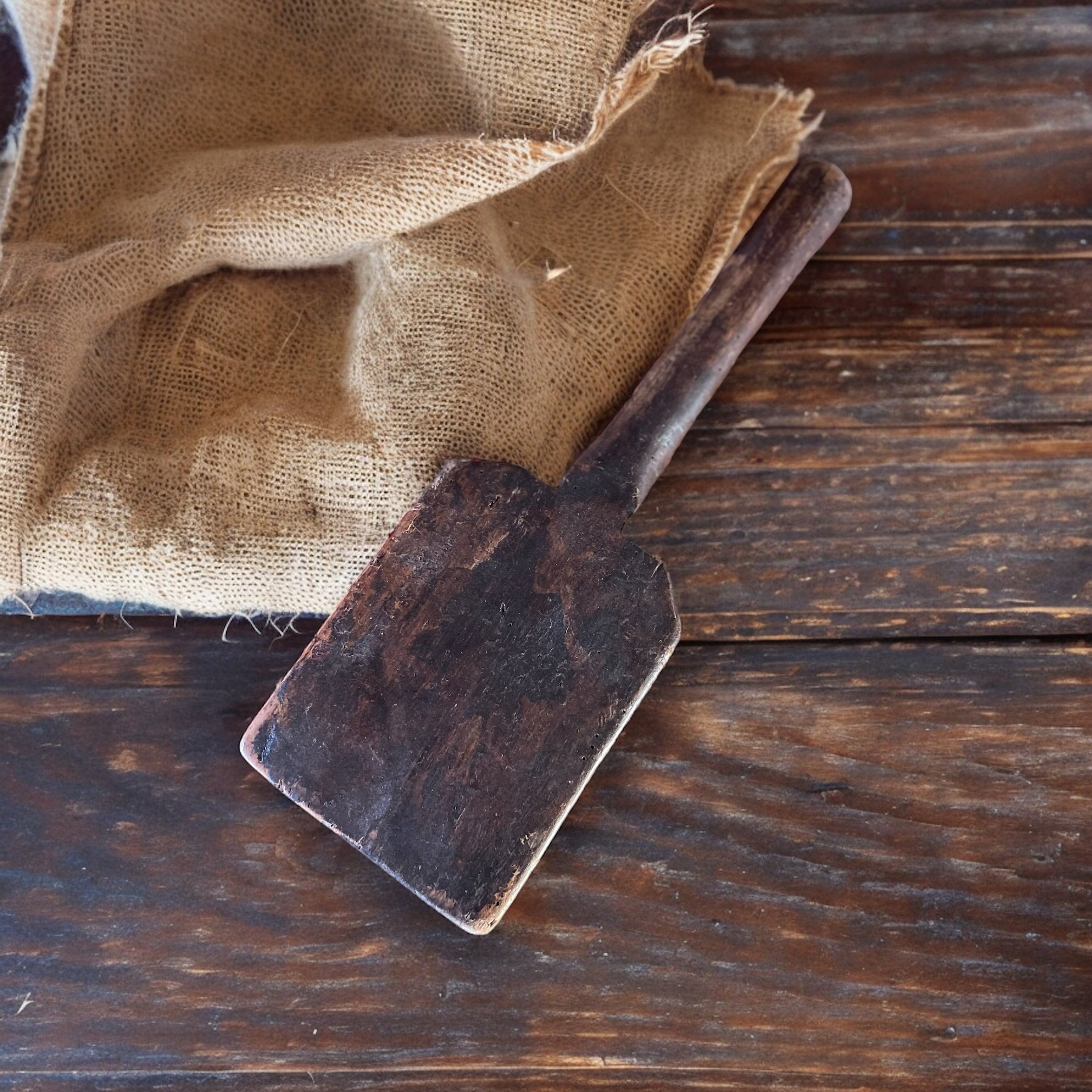 Antique French Wooden Laundry Paddle Farmhouse Kitchen, Primitive ...