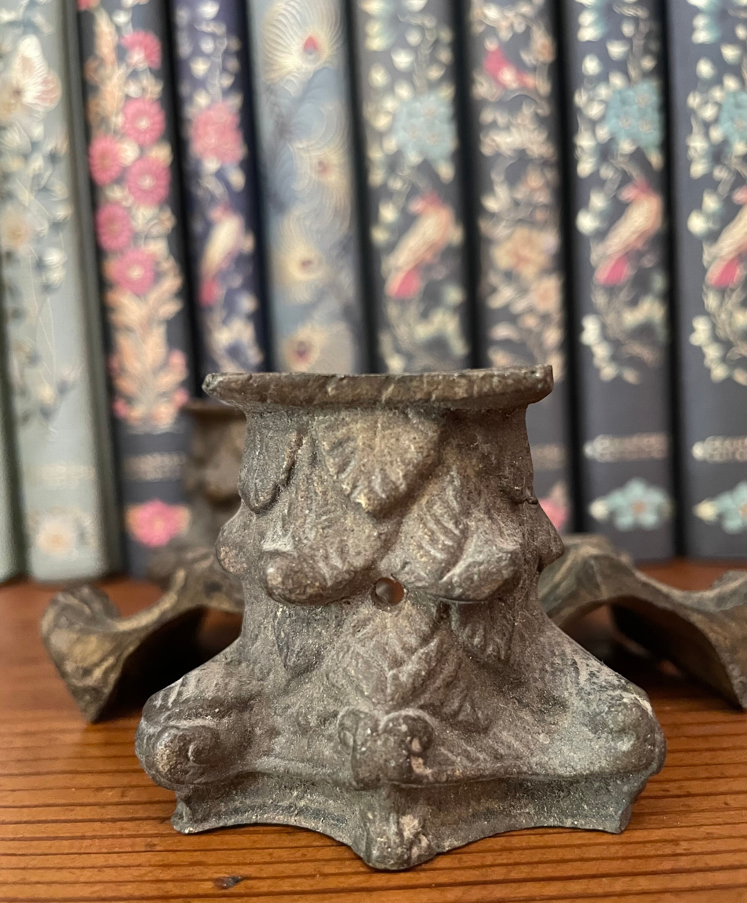 Antique Original Cast Brass Leg End Cap Set of 4 Table Leg Covers ...