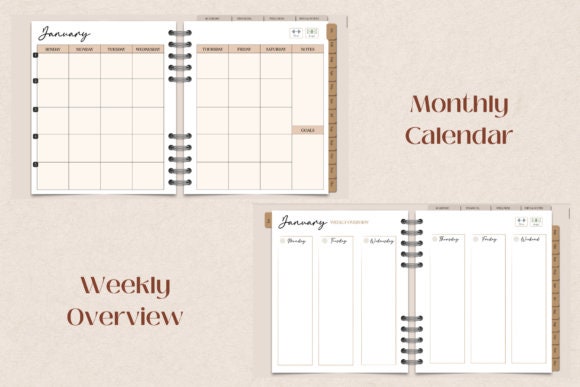 135 Page Student Planner Academic Planner for Students - Etsy