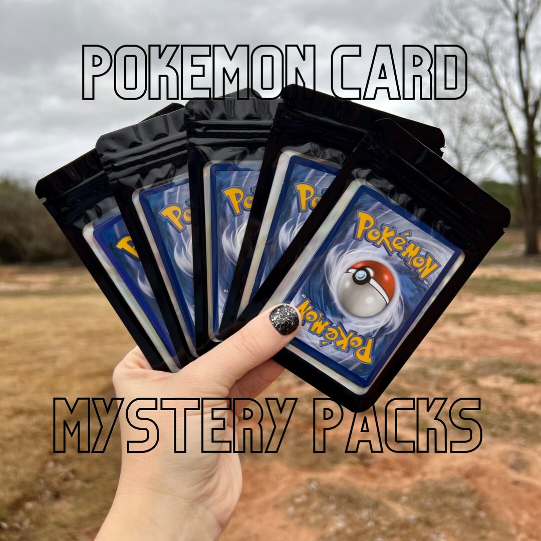Pokémon Card Mystery Pack - Etsy