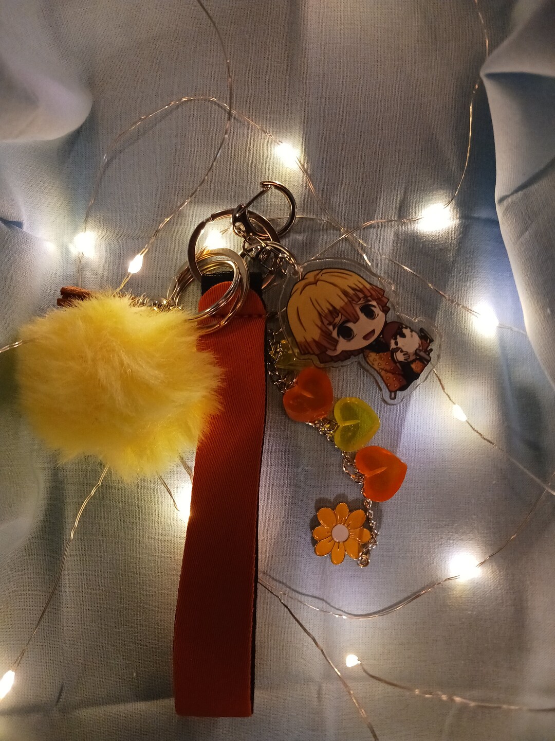 Zenitsu Demon Slayer Keychain - Etsy