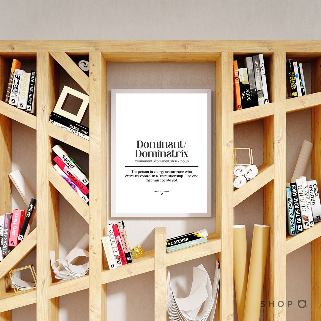 Printable Dominant Definition Poster: Kinky BDSM Digital Print / Kinky ...