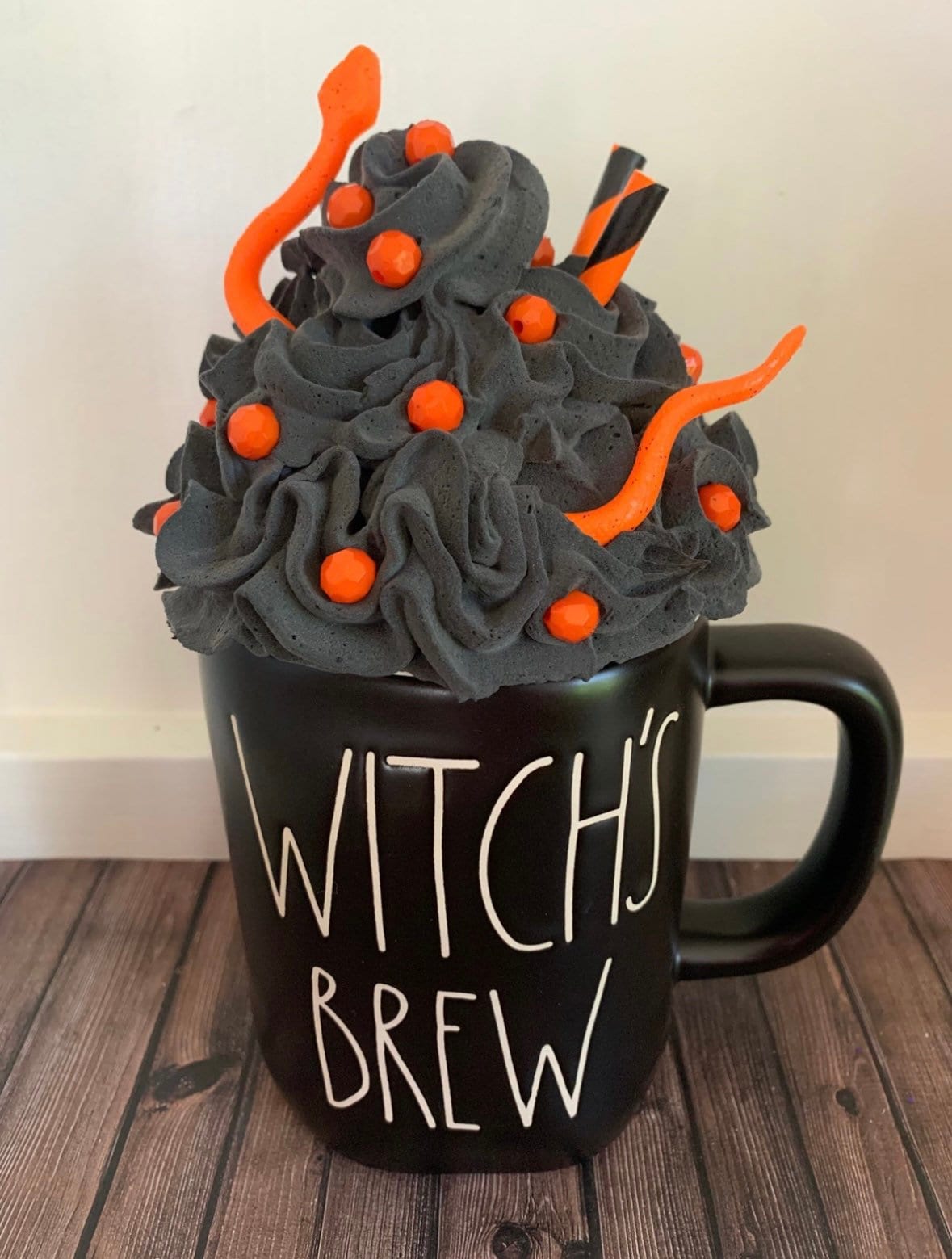 Halloween Faux Whipped Cream Mug Toppers - Etsy