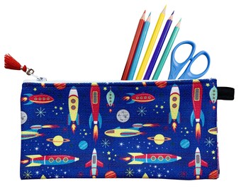 Rocket Pencil Case | Etsy