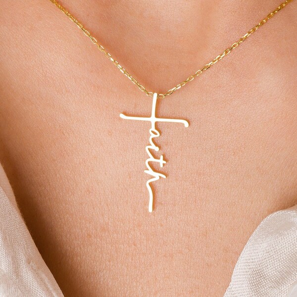 Faith Necklace - Etsy