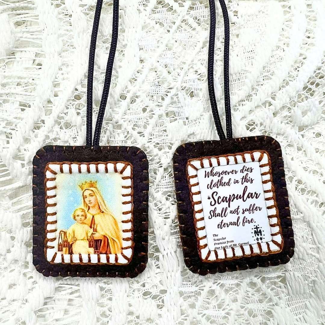 Our Lady of Mount Carmel Brown Scapulars - Carmelite Devotion ...