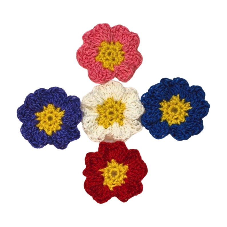 Primrose Flower Crochet Pattern - Etsy