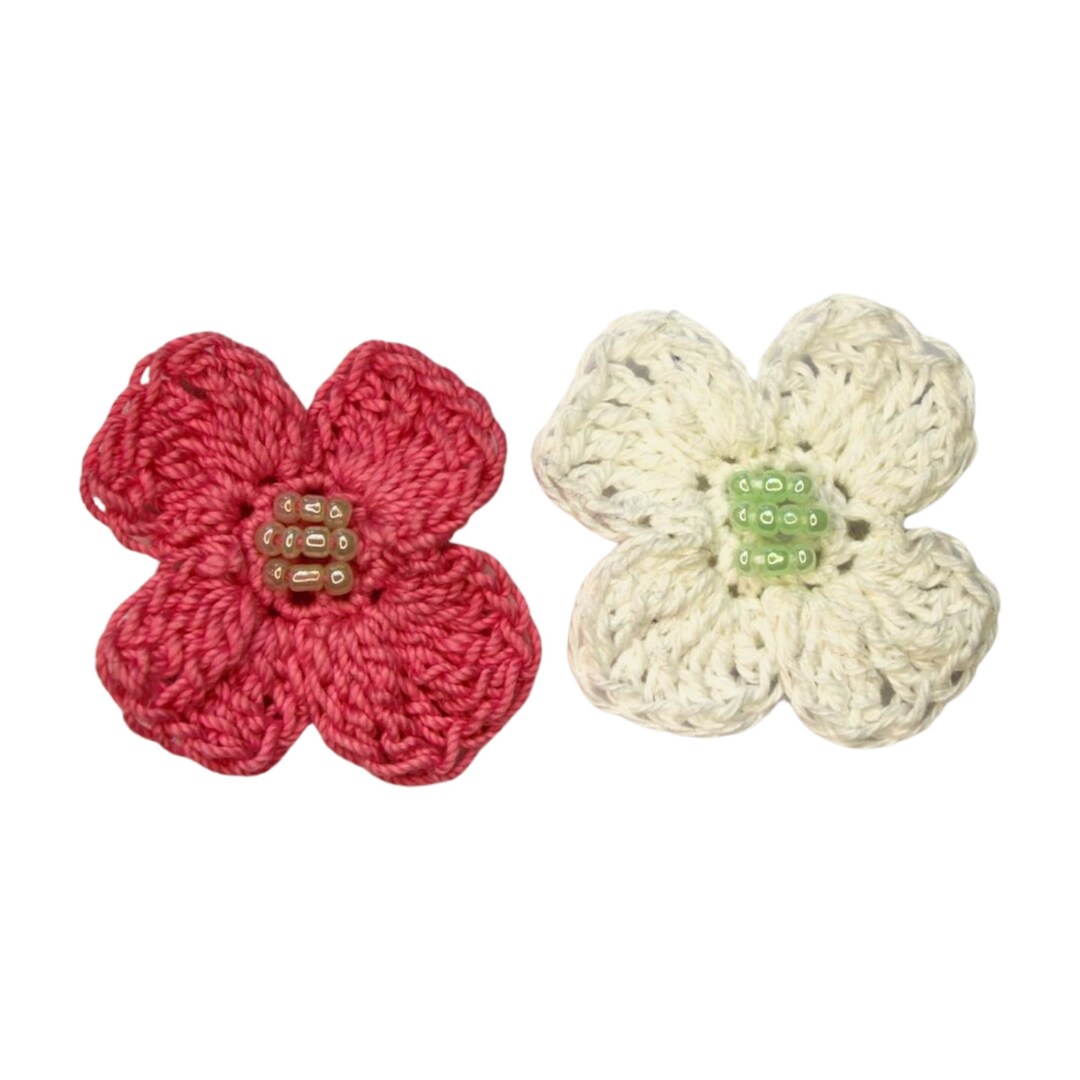 Dogwood Flower Crochet Pattern - Etsy