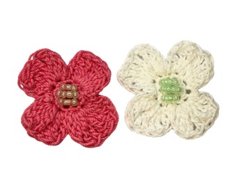 Dogwood Flower Knitting Pattern