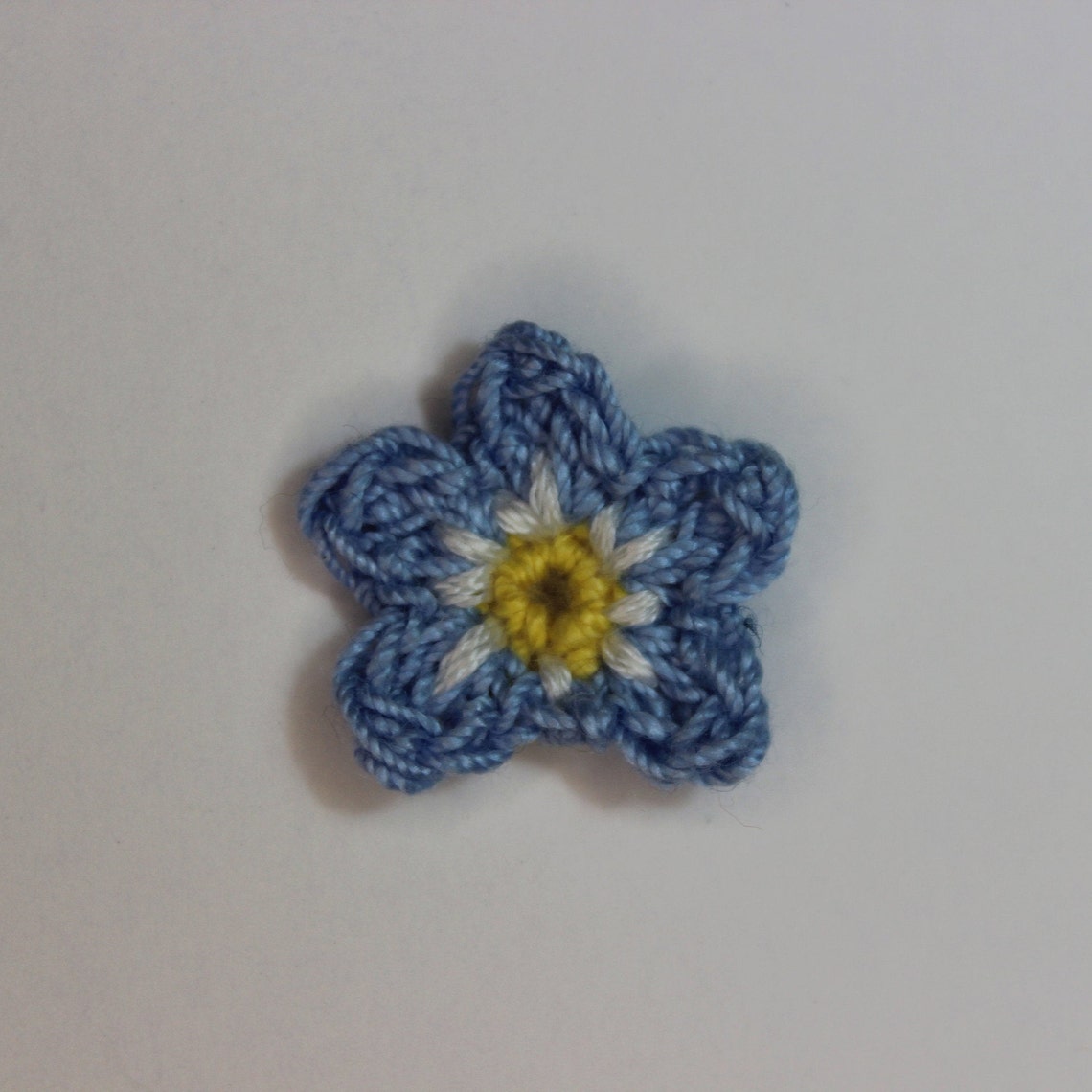 Forget Me Not Flower Crochet Pattern - Etsy