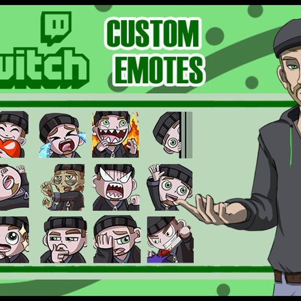 Custom Twitch Static Emotes - Etsy