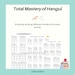 Total Mastery of Hangul Complete Package/ Learning Korean Letters ...