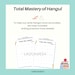 Total Mastery of Hangul Complete Package/ Learning Korean Letters ...