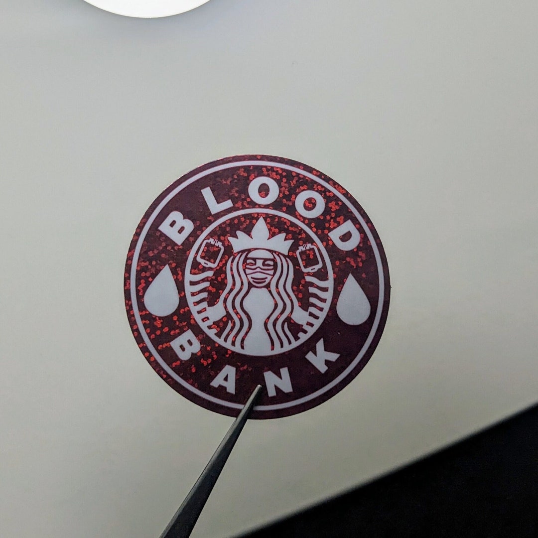Blood Bank Glitter Transfusion Medicine Laboratory Stickers for Laptop ...