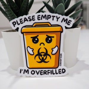 Biohazard Lab Stickers for Laboratory Laptop, PHD Science Funny Journal ...