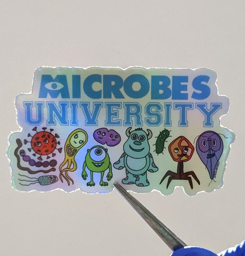 Microbiology Germs Sticker for Laptop Microbes Stickers - Etsy