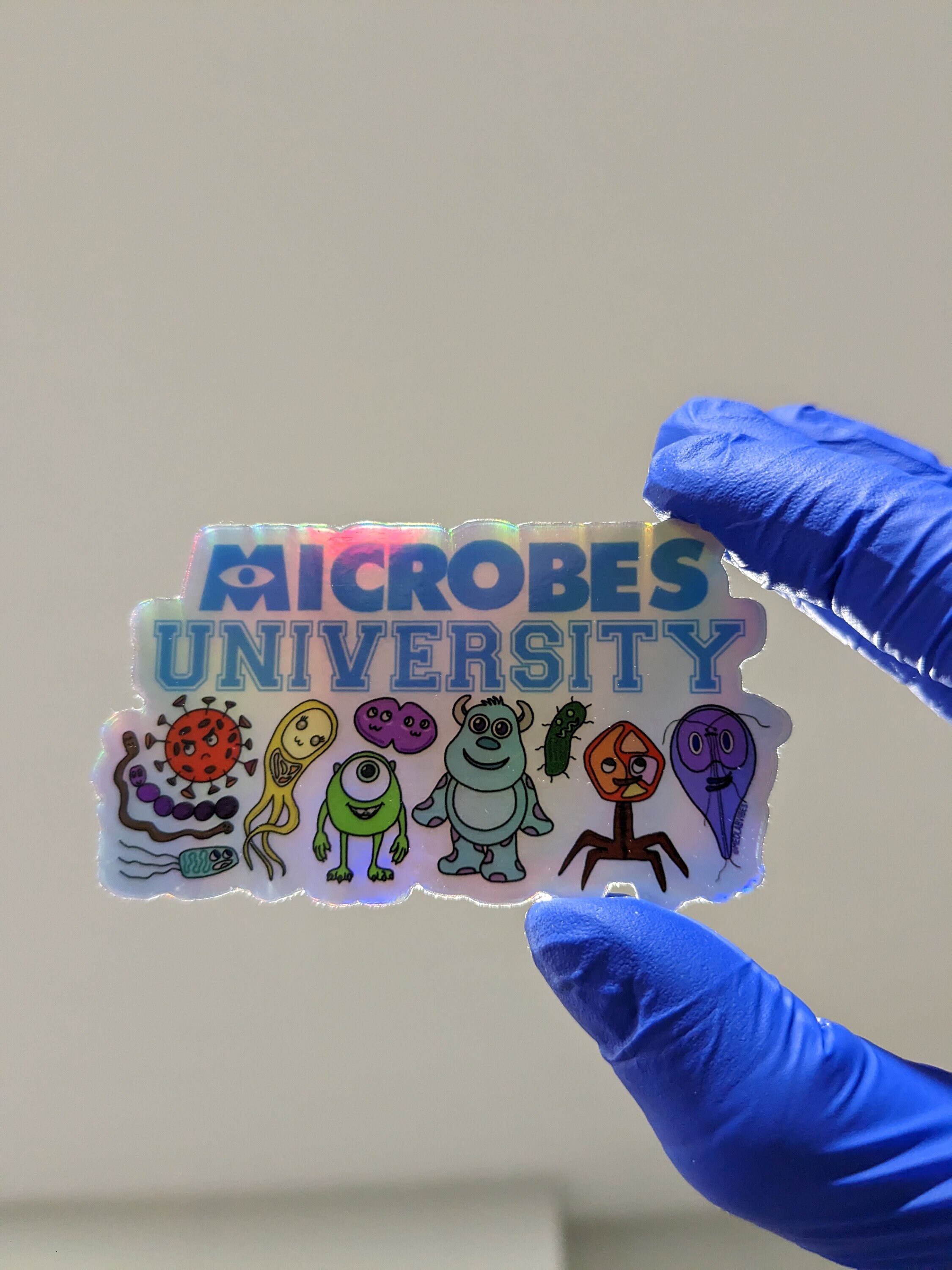 Microbiology Germs Sticker for Laptop Microbes Stickers - Etsy