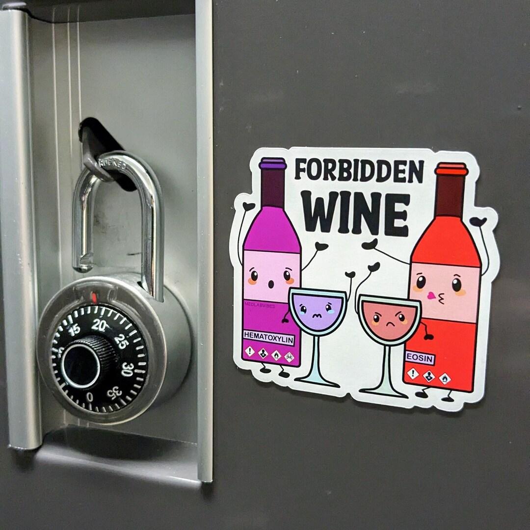 Gram Stain Magnet Lab Tech Histology Gifts Laboratory - Etsy