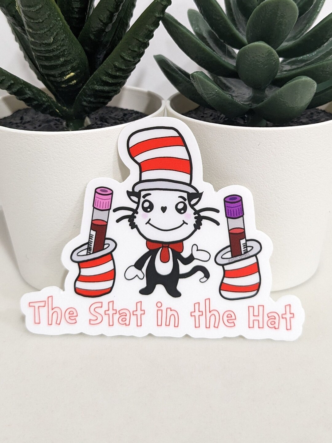 Stat Tube Cat Stickers for Laptop, Science Stickers Funny, Lab Student ...