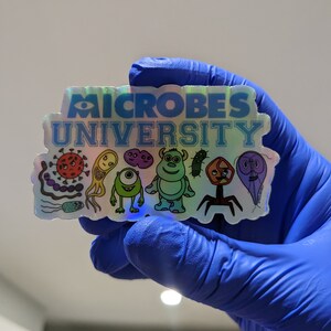 Microbiology Germs Sticker for Laptop Microbes Stickers - Etsy