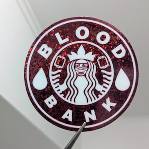 Blood Bank Glitter Transfusion Medicine Laboratory Stickers for Laptop ...