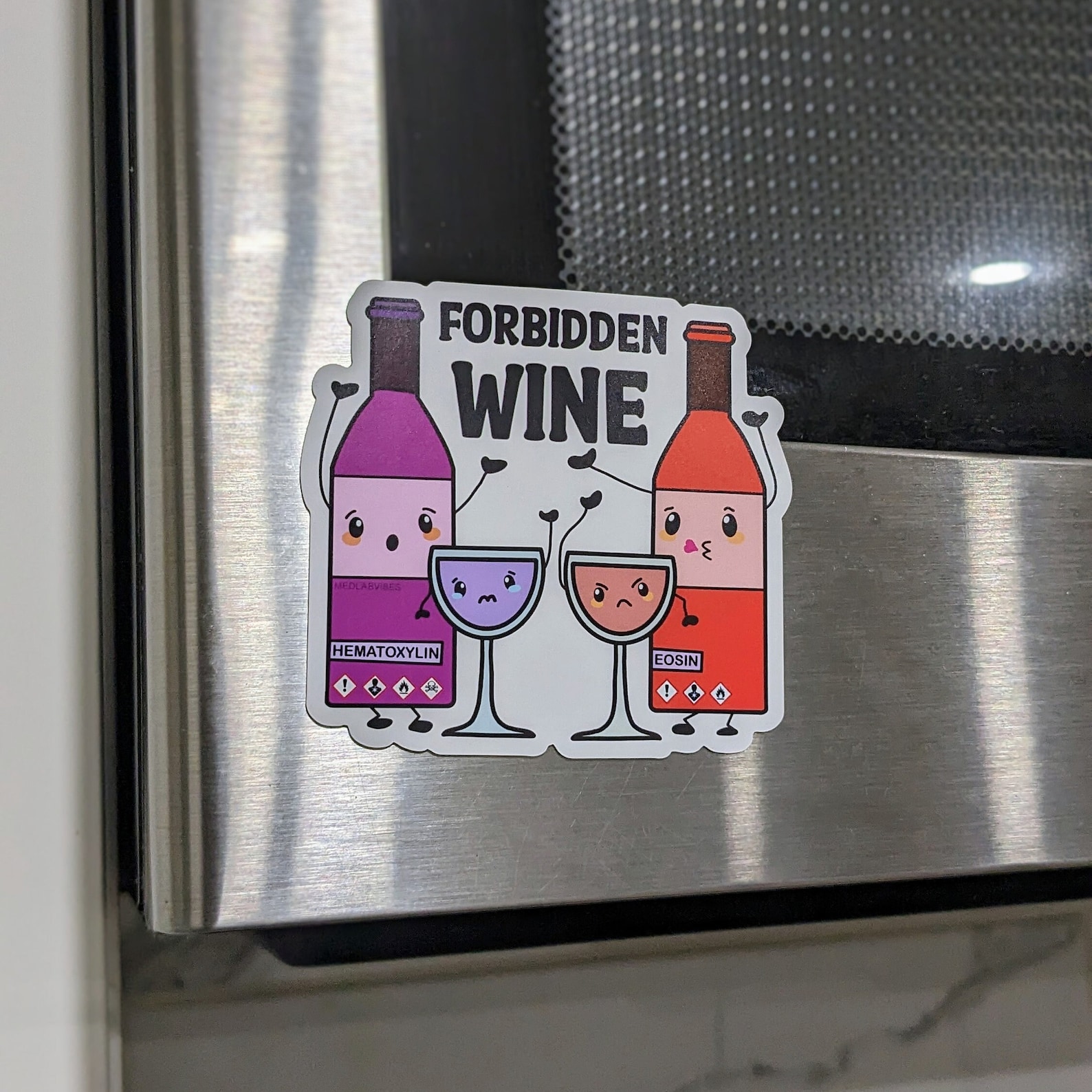 Gram Stain Magnet Lab Tech Histology Gifts Laboratory - Etsy