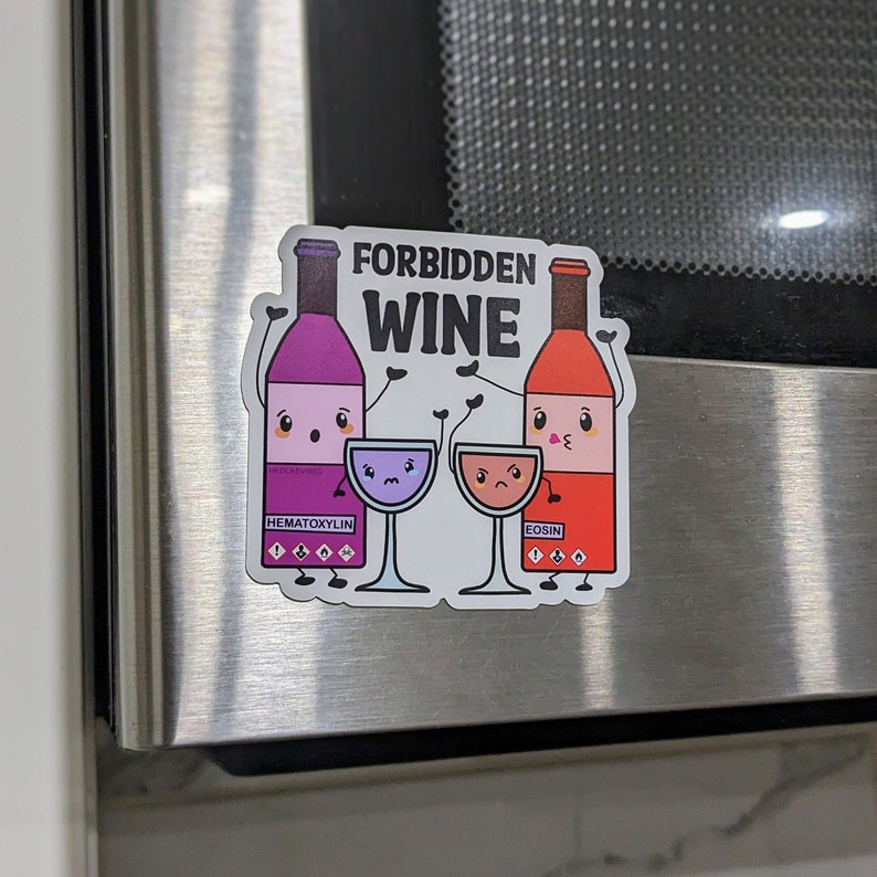 Gram Stain Magnet Lab Tech Histology Gifts Laboratory - Etsy