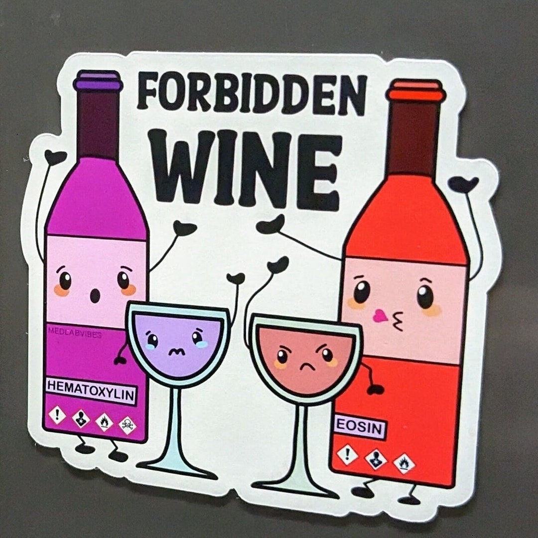 Gram Stain Magnet, Lab Tech Histology Gifts, Laboratory Magnet, Magnets ...