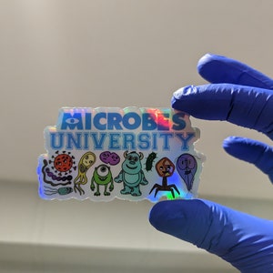 Microbiology Germs Sticker for Laptop Microbes Stickers - Etsy