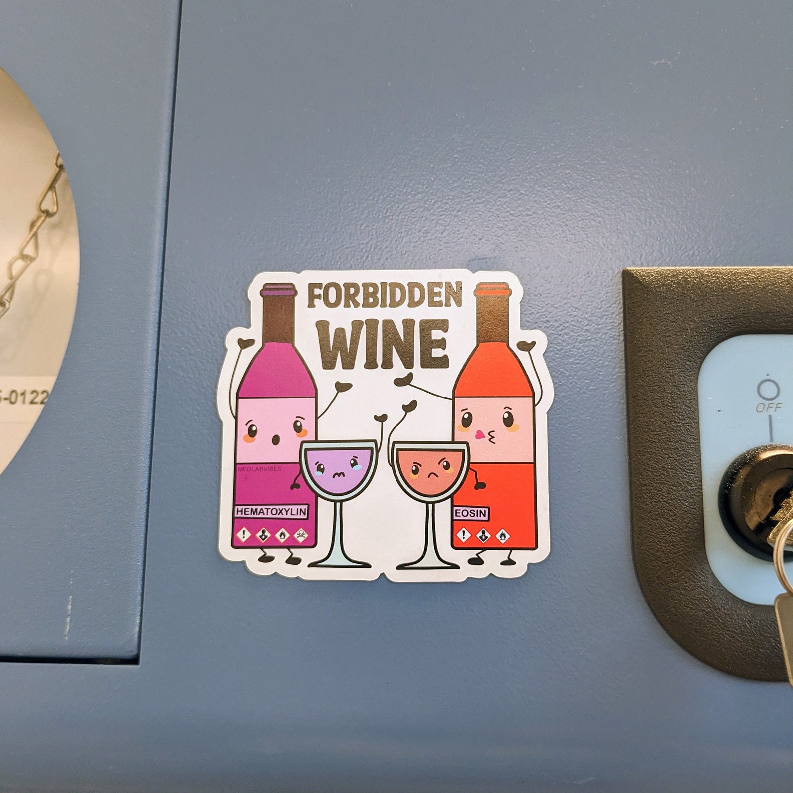 Gram Stain Magnet Lab Tech Histology Gifts Laboratory - Etsy