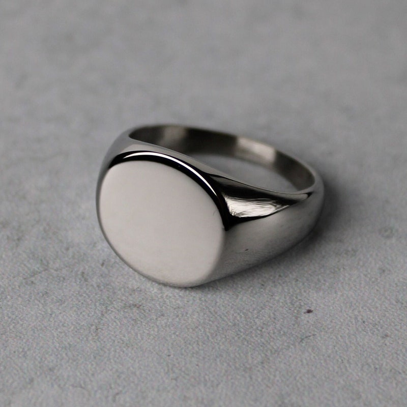Big Stainless Steel Rings - Etsy