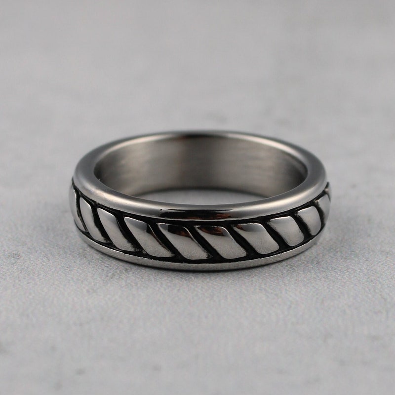 Silver Braided Ring - Etsy