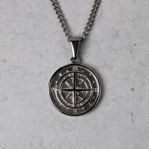 Compass Pendant - Etsy