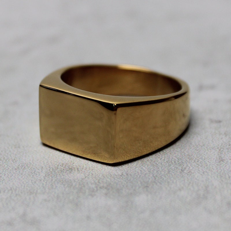Gold Ring for Men - Etsy