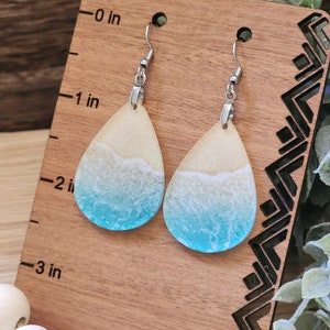 Beach Themed Earrings, Lightweight Ocean Earrings for Her, Nature ...