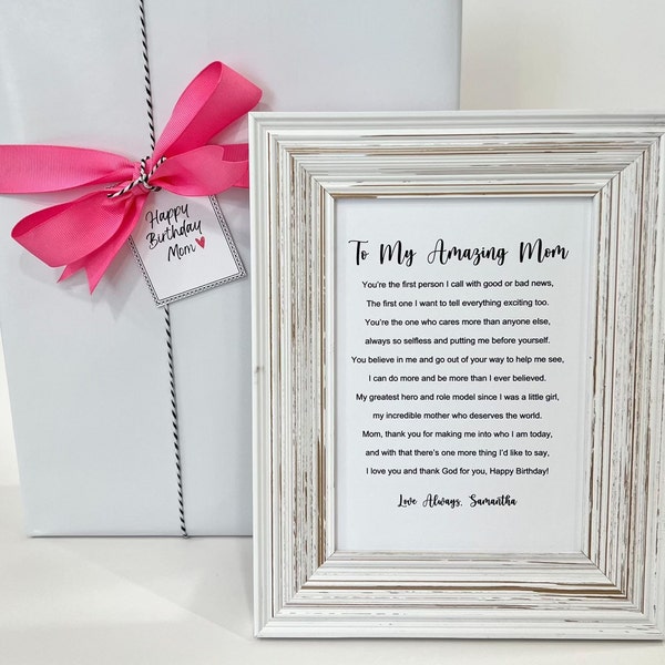 Mothers Day Poem - Etsy