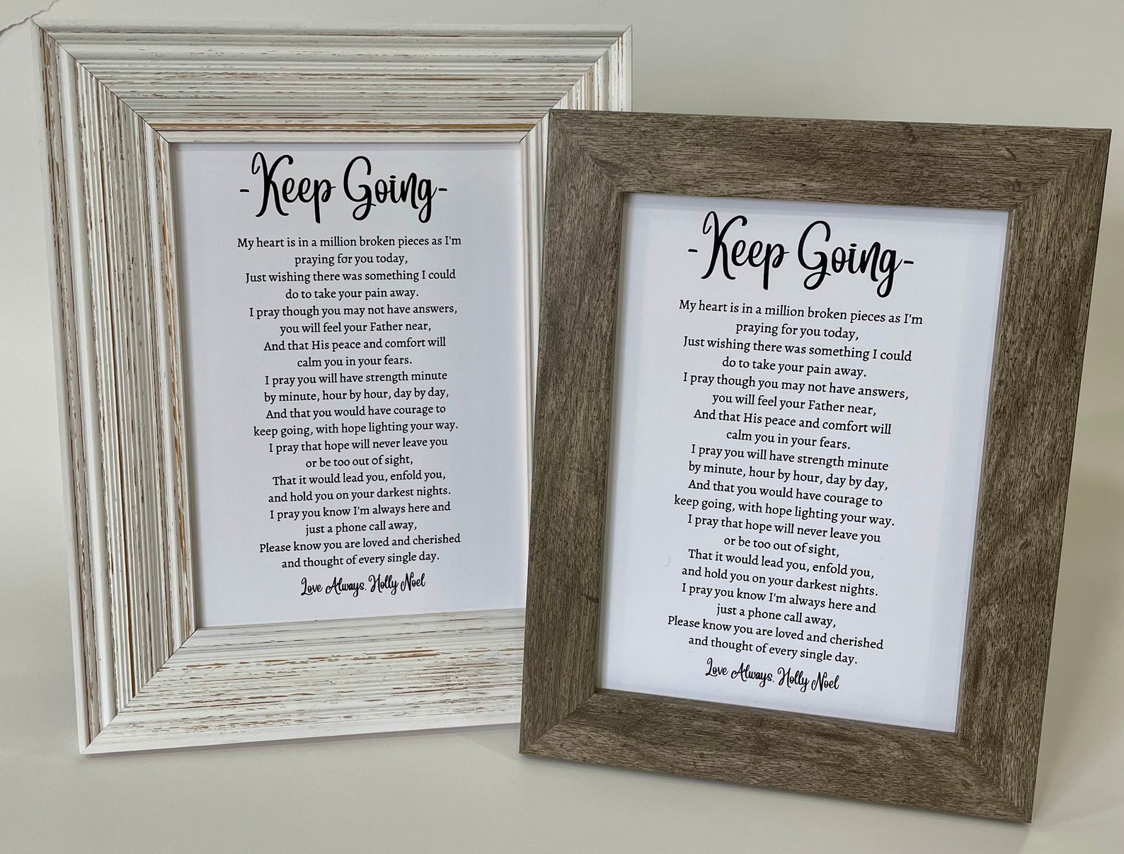 Hard Times Poem Hard Times Gift Framed Friendship Poem - Etsy
