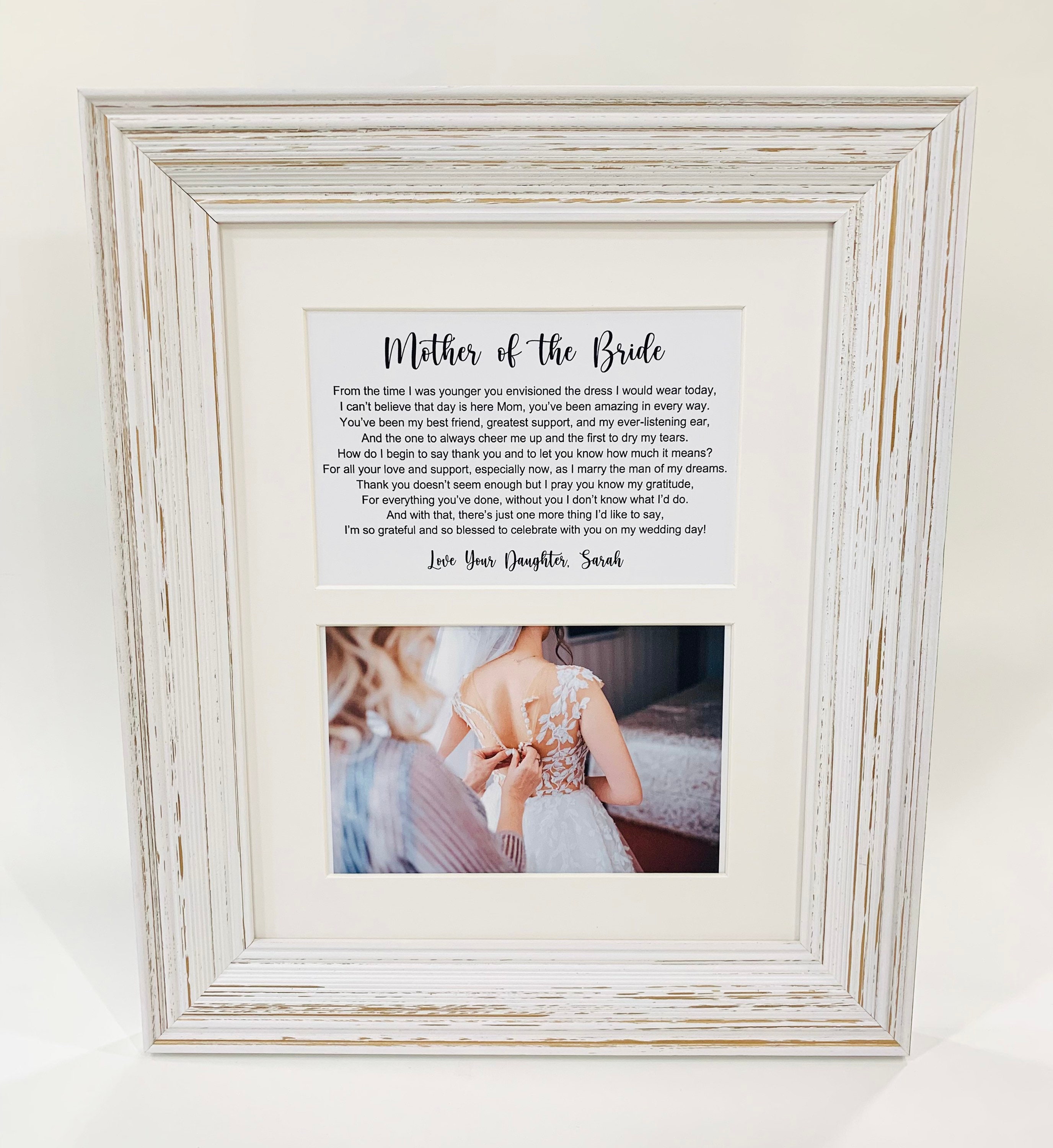 Mother of the Bride Poem Framed Mother of the Bride Gift - Etsy