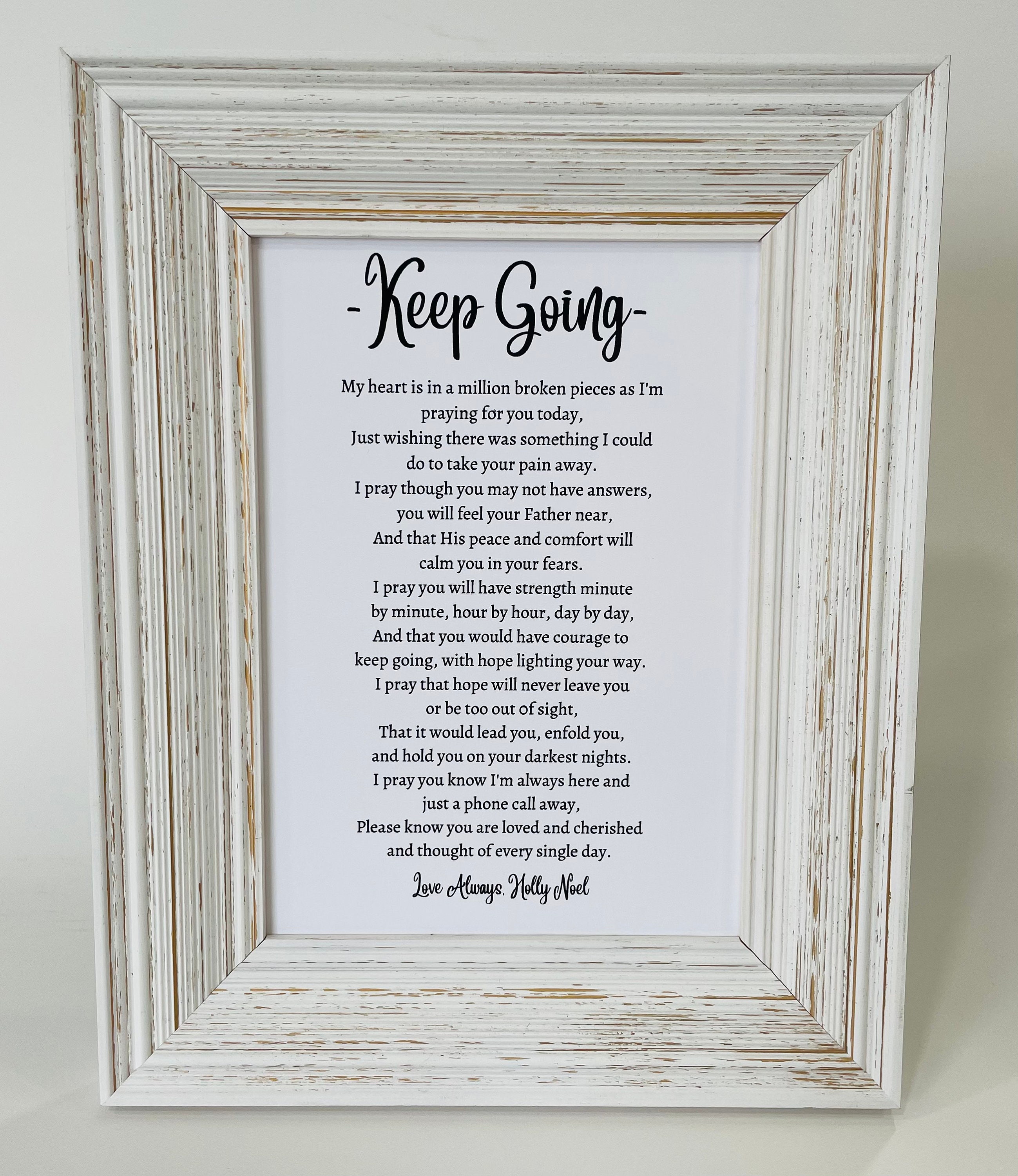 Hard Times Poem Hard Times Gift Framed Friendship Poem - Etsy