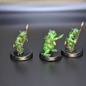 Goblin/gomloch/aquatic Goblin Minis Painted - Etsy