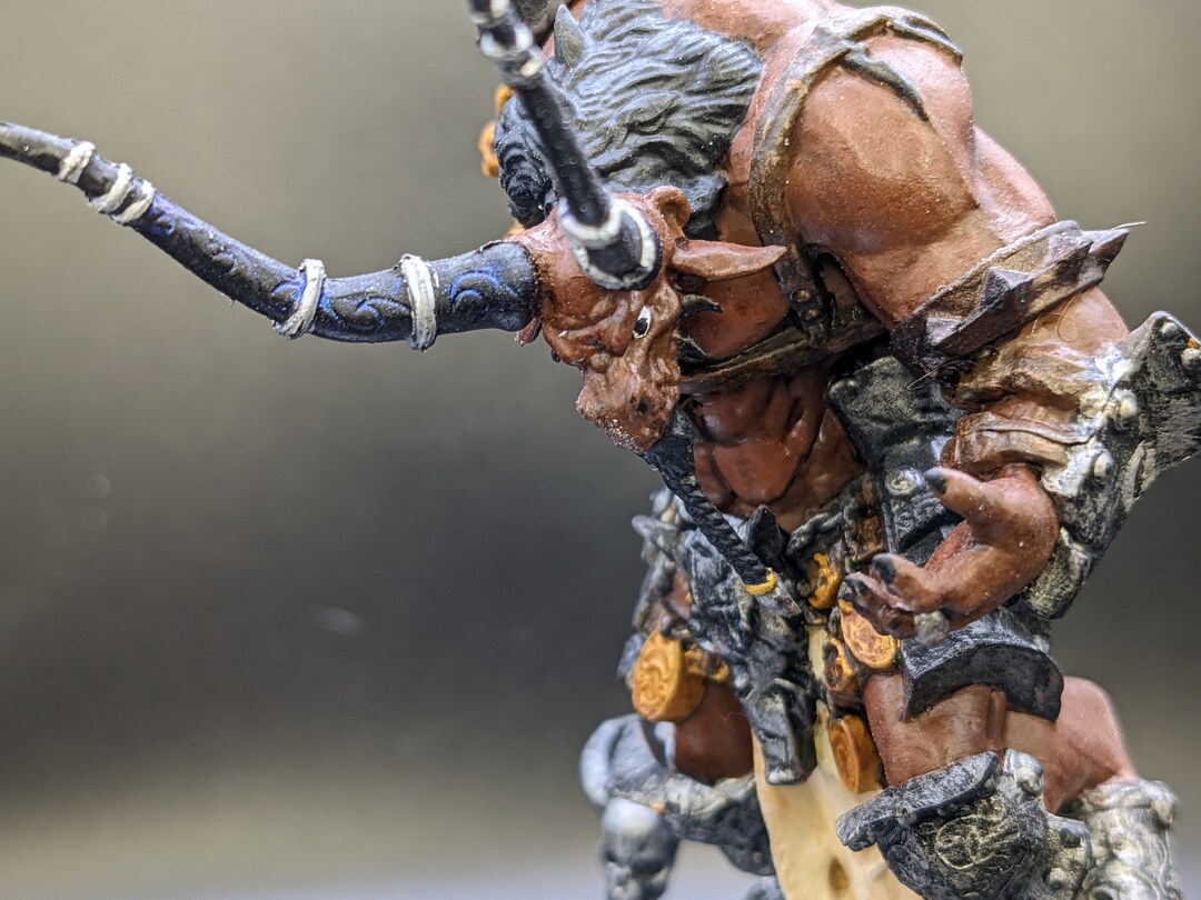Minotaur Lord Miniature - Etsy