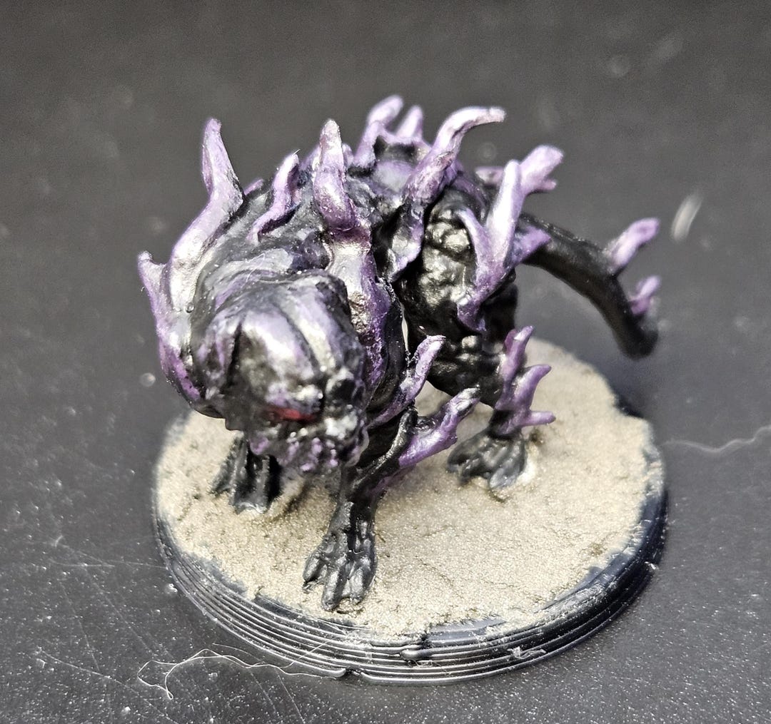 Hand-painted Shadow Mastiff - Etsy