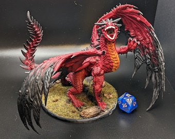 Ancient Red Dragon Mini - Etsy